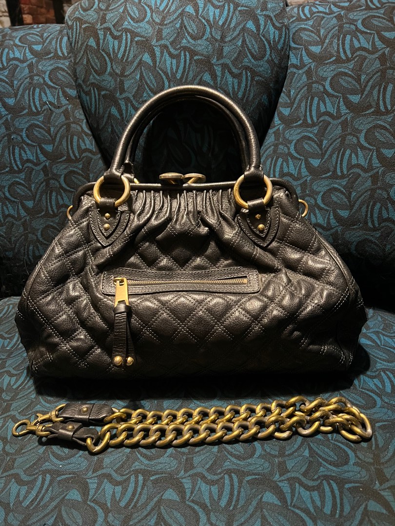Marc Jacobs Stam Bag in Classic Black, Luxury, Bags & Wallets on Carousell
