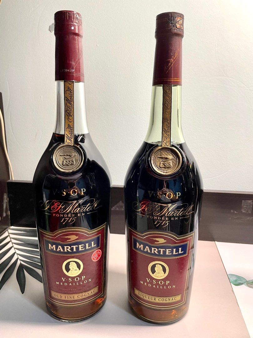 Martell VSOP Medaillon 1715 Old Fine Cognac 1 Litre, Food & Drinks, Alcoholic Beverages on Carousell