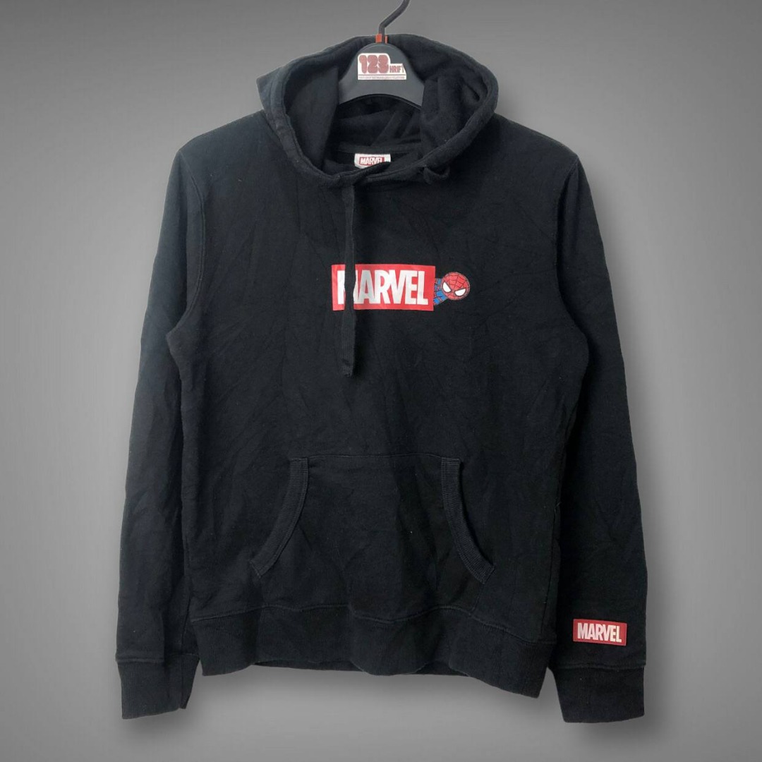 Marvel Spiderman Hoodie, Men's Fashion, Tops & Sets, Hoodies on Carousell