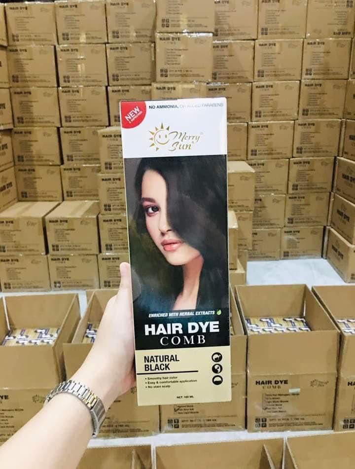 Merry Sun Hair Dye Comb Big Size 168ml, Beauty & Personal Care, Hair on Carousell