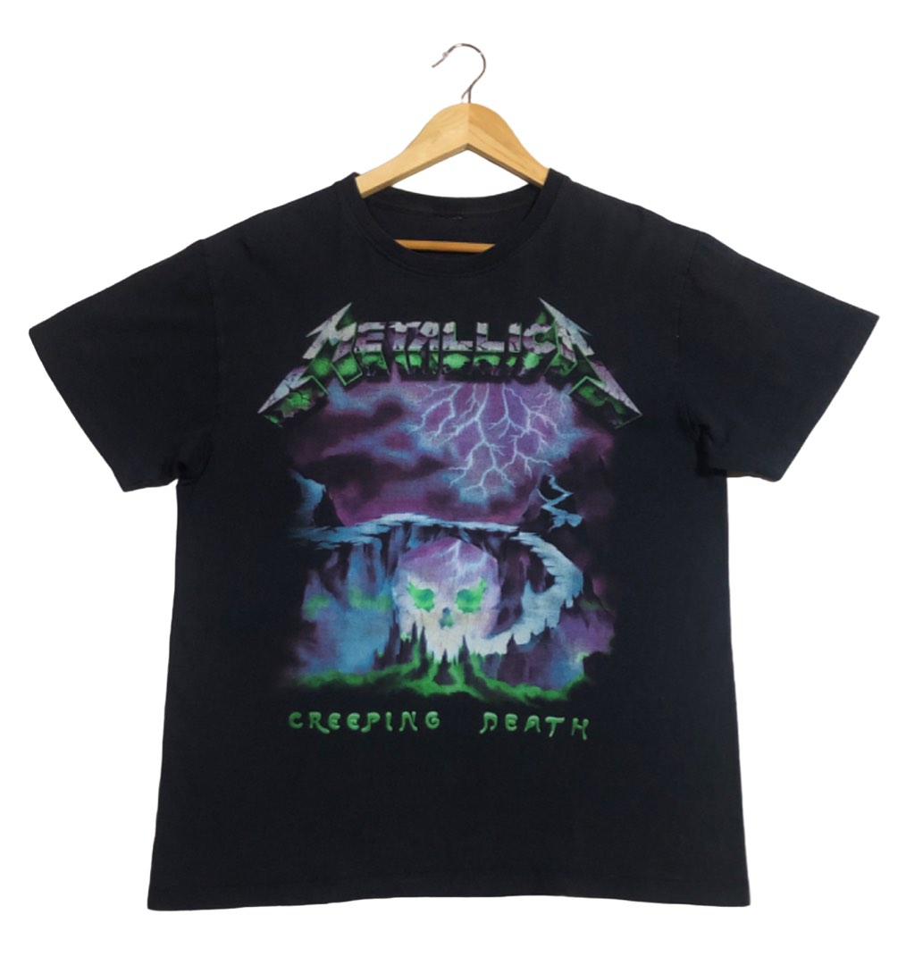 METALLICA CREEPING DEATH SHIRT, Men's Fashion, Tops & Sets, Tshirts ...