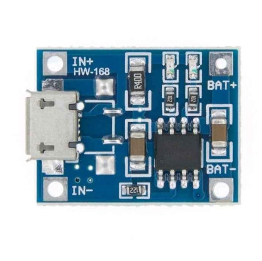 Micro USB 5V 1A TP4056 Lithium Battery Charger Module Charging Board ...