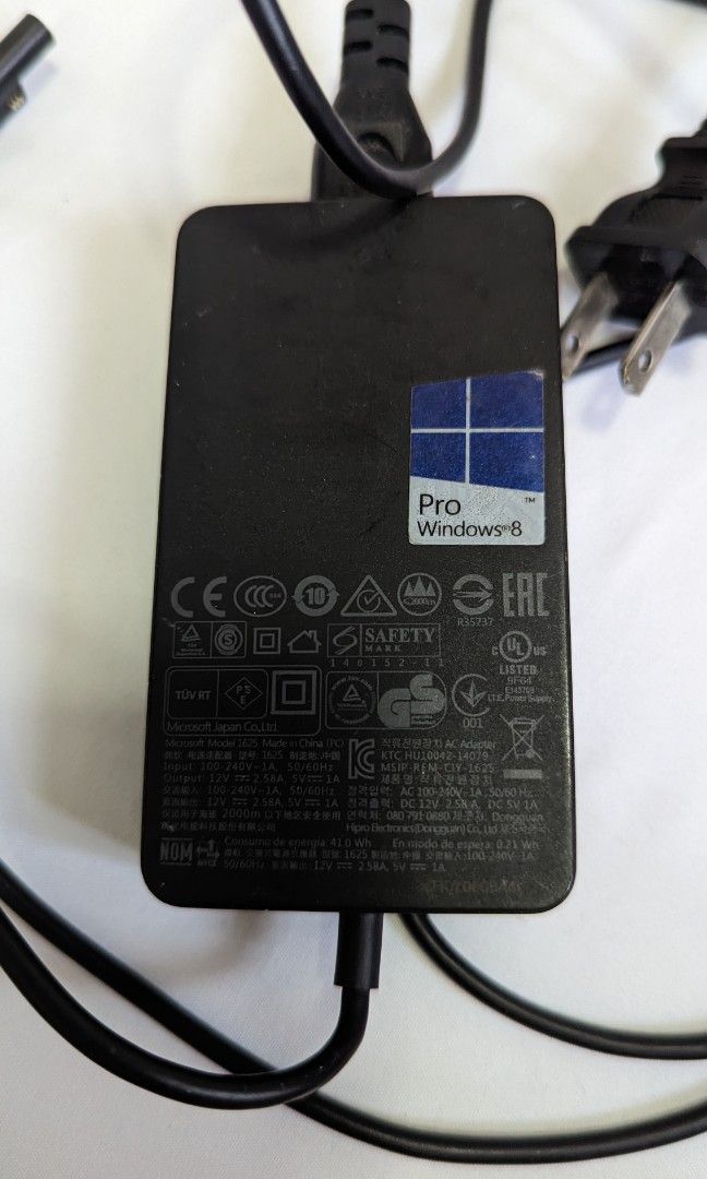Microsoft Surface Pro Adapter Cable Charger - Surface Pro 6, Computers ...