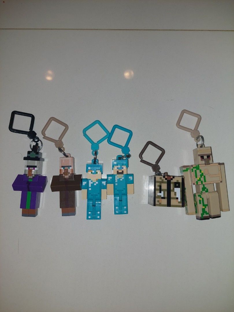 Minecraft keychains, Hobbies & Toys, Toys & Games on Carousell
