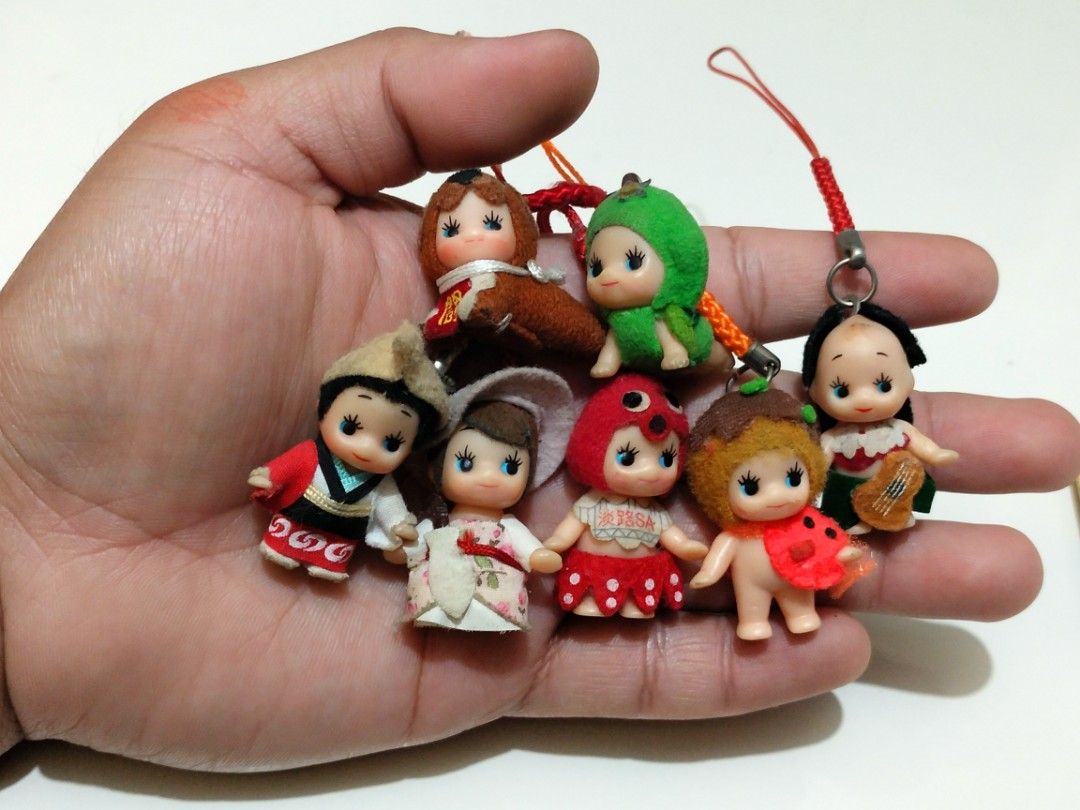 mini kewpie doll keychain, Hobbies & Toys, Toys & Games on Carousell