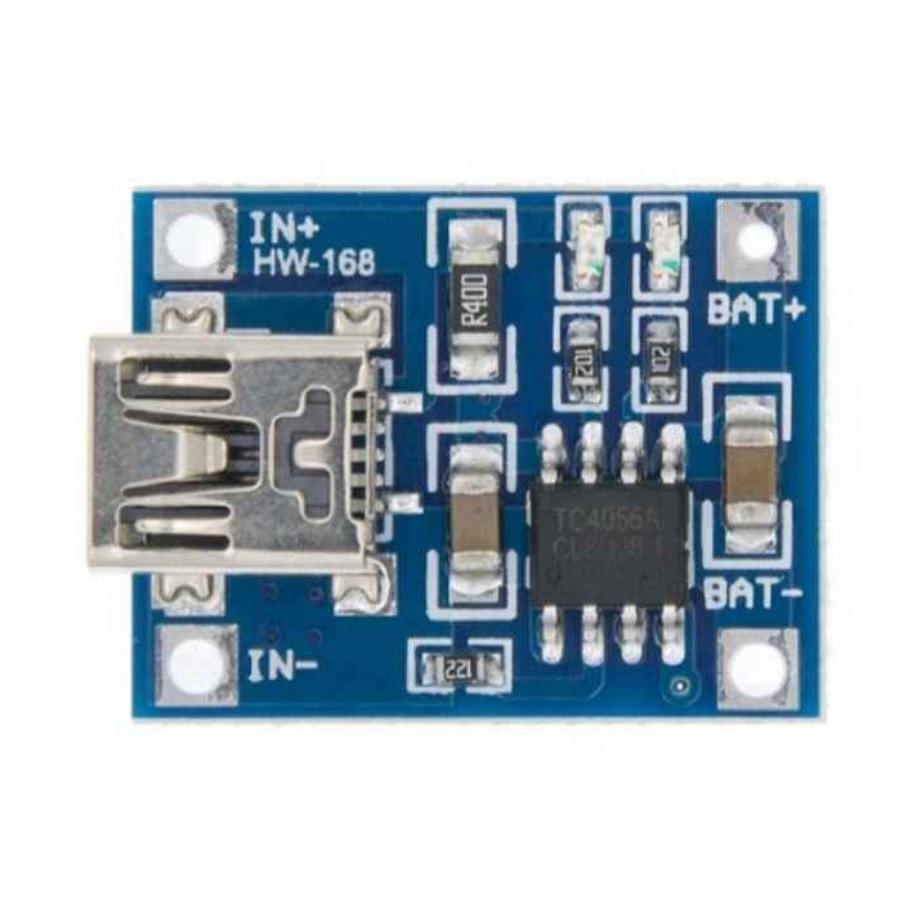 Mini Type USB 5V 1A TP4056 Lithium Battery Charger Module Charging ...