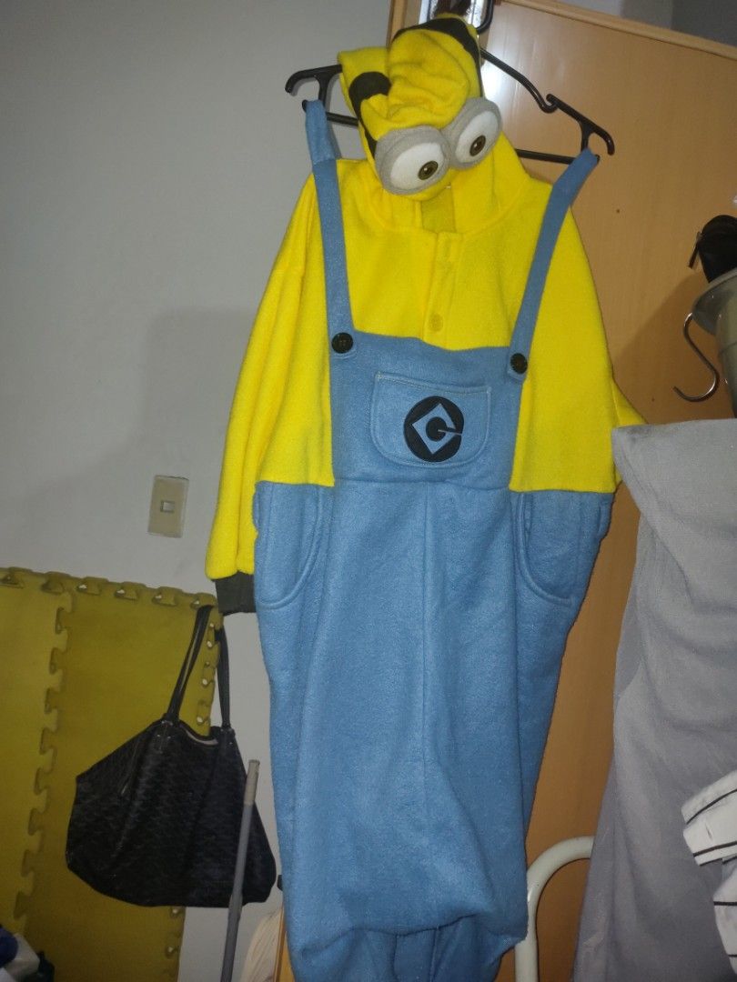 Minions overall, Women's Fashion, Coats, Jackets and Outerwear on Carousell