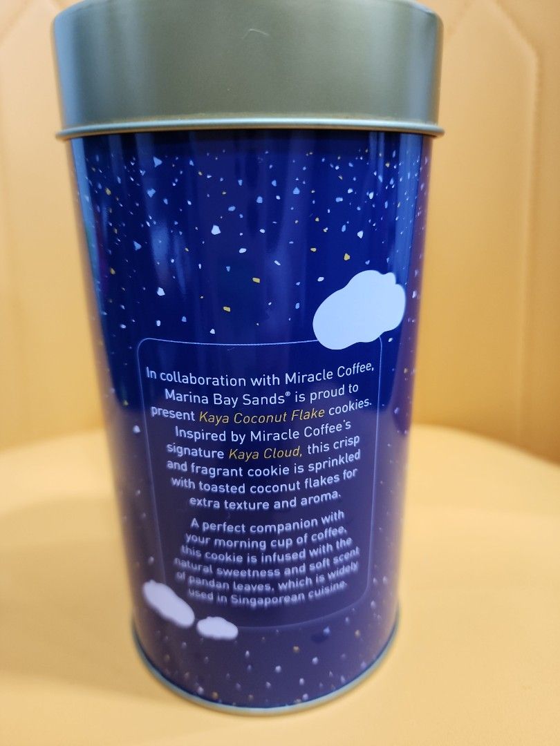 MIRACLE COFFEE TIN CONTAINER, Furniture & Home Living, Kitchenware ...