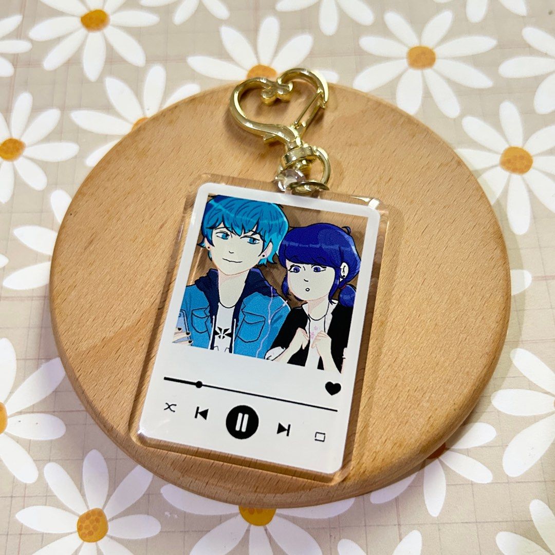 Miraculous Ladybug - Luka & Marinette Keychain, Hobbies & Toys ...