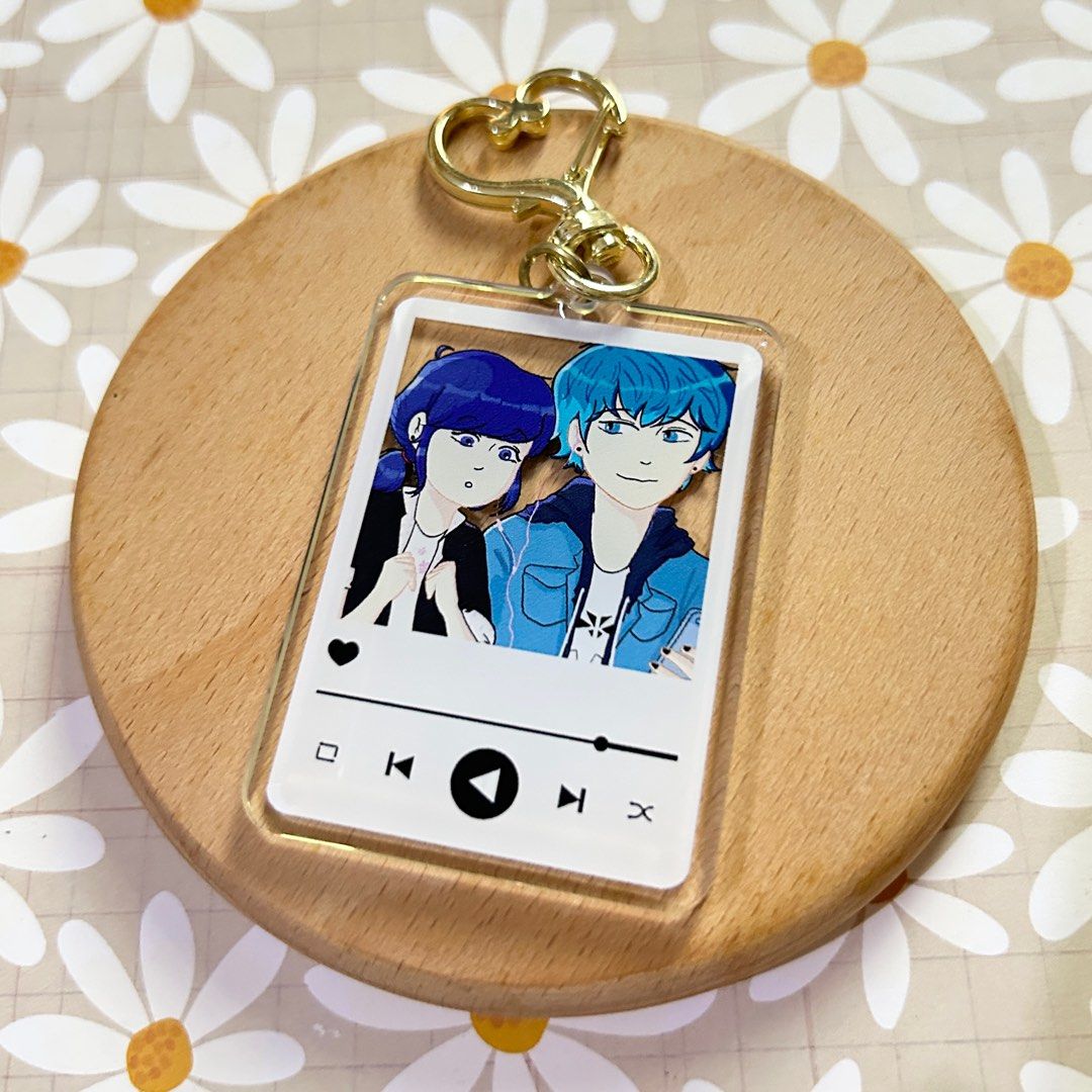 Miraculous Ladybug - Luka & Marinette Keychain, Hobbies & Toys ...