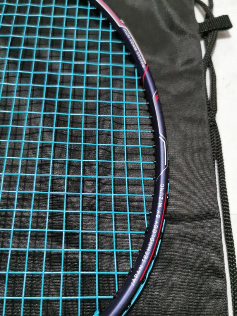 Mizuno Fortius 90 Badminton Racket with Yonex BG66 String, Sports ...
