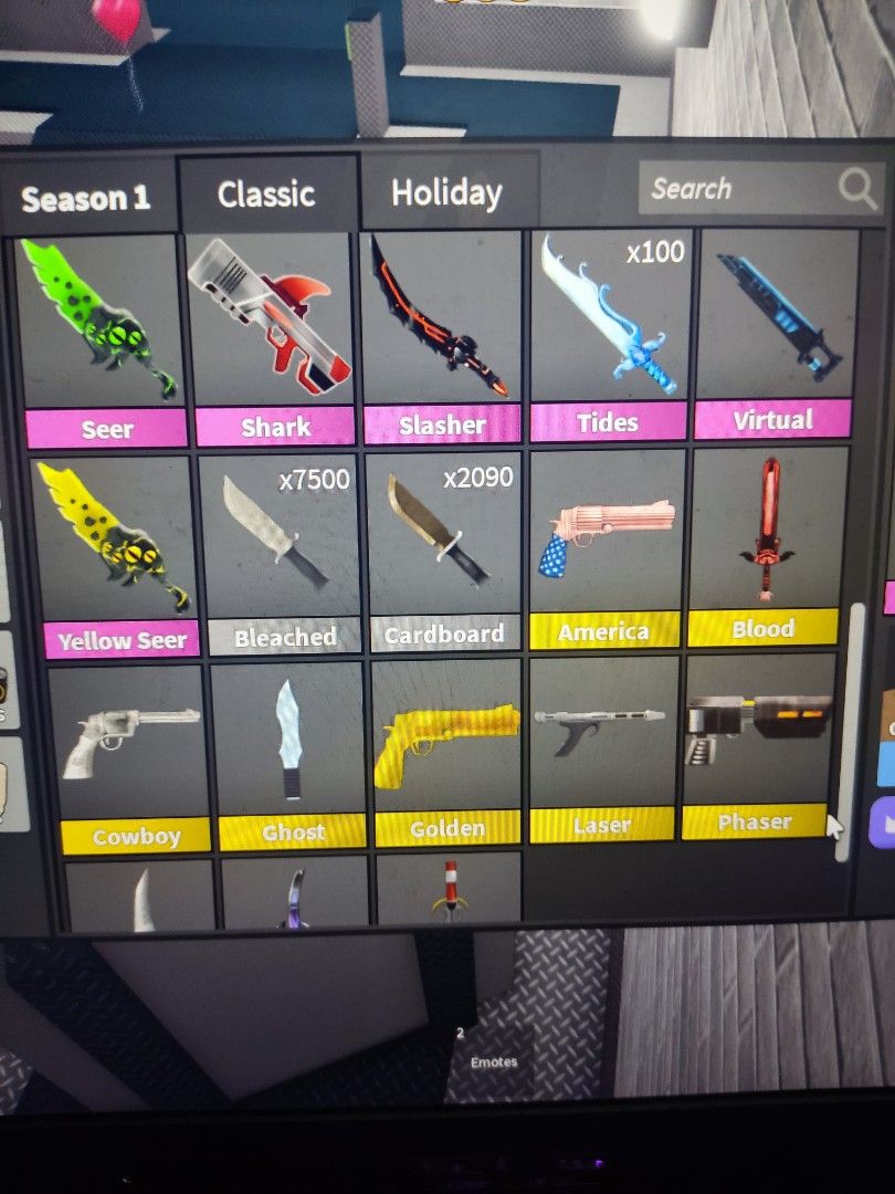 MM2 weapons, 其他, 其他 - Carousell