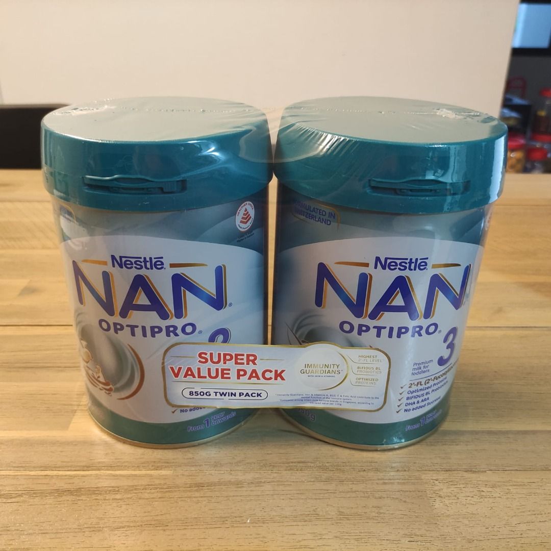 NAN OPTIPRO 3 850G TWIN PACK, Food & Drinks, Beverages on Carousell