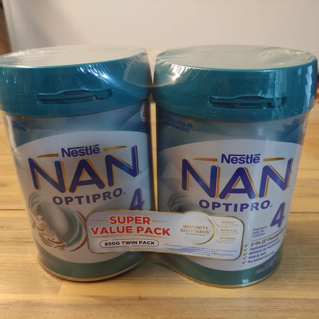 NAN OPTIPRO 4 850G TWIN PACK, Food & Drinks, Beverages on Carousell