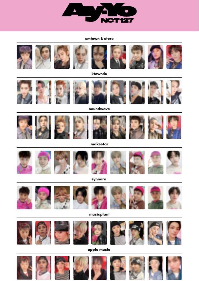 nct 127 ayyo pob, Hobbies & Toys, Memorabilia & Collectibles, K-Wave on Carousell