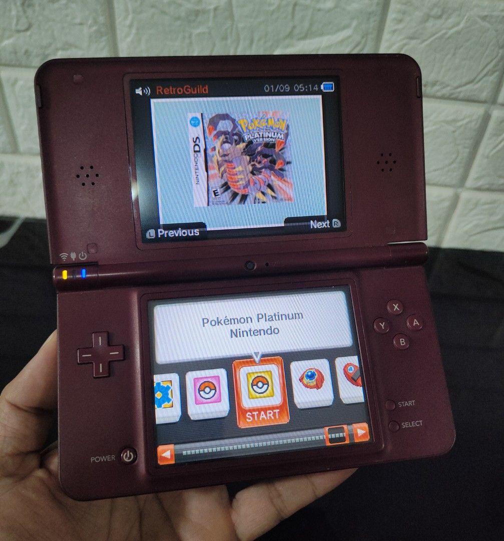 Nintendo Dsi Xl Burgundy Cfw 64gb Full Of Games Twilight Menu And Unlaunch Video Gaming Video 