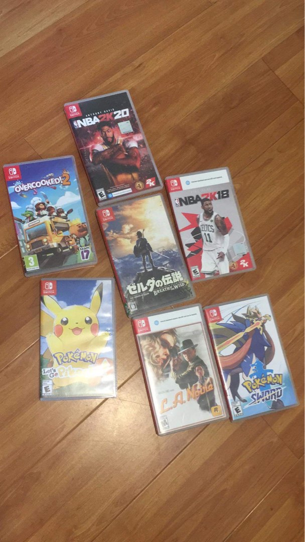 Nintendo Switch Games (bundle for 2 games), Video Gaming, Video Games ...