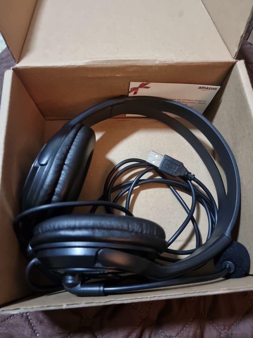 Noise Cancellation Headset Audio Headphones Headsets On Carousell