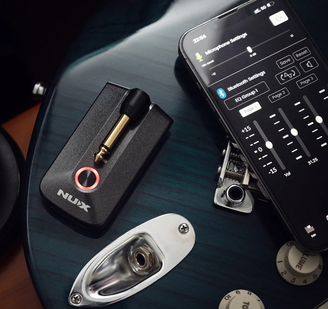 NUX MP-3 Mighty Plug Pro. Guitar & Bass Amp Modeling Earphone Amplug ...