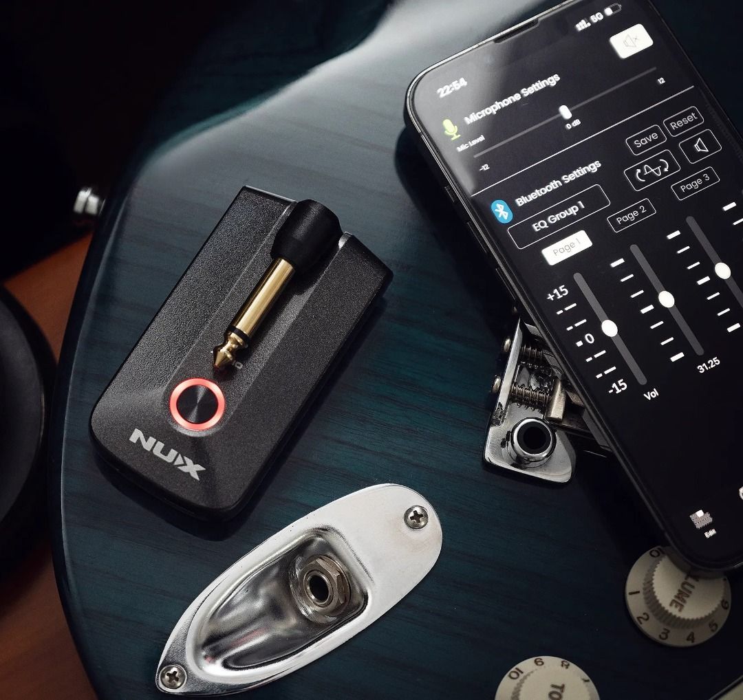 NUX MP-3 Mighty Plug Pro. Guitar & Bass Amp Modeling Earphone Amplug ...