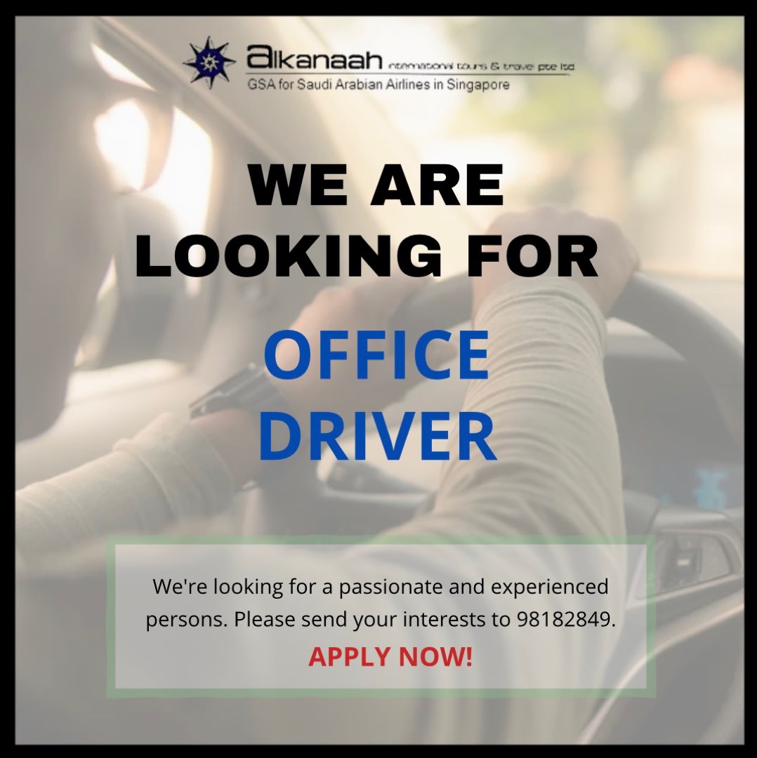 Office Driver, Jobs, Transport & Delivery on Carousell