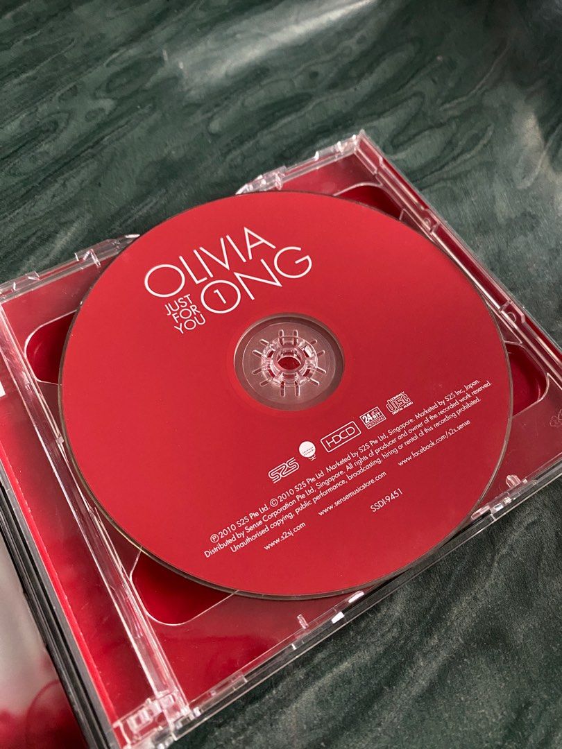 Olivia Ong Original Cd Just For You Hobbies And Toys Music And Media Cds And Dvds On Carousell
