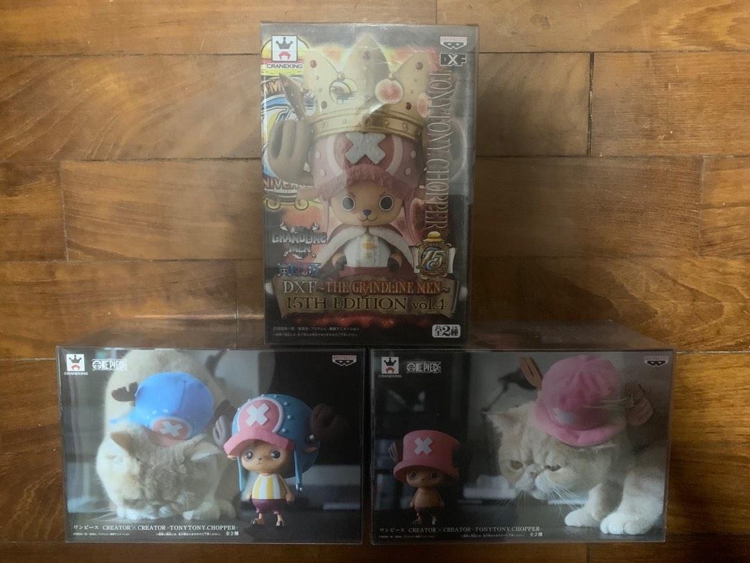 One Piece Tony Tony Chopper set (DXF Crown, Creator x Creator), Hobbies ...