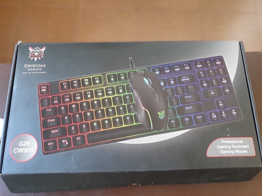 ONIKUMA MECH KEYBOARD AND MOUSE, Computers & Tech, Parts & Accessories ...