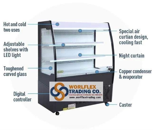 Open Display Chiller, Food & Drinks, Beverages on Carousell
