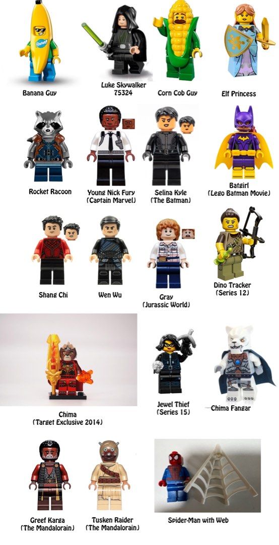 Original Assorted Lego Figures clearance sale!, Hobbies & Toys, Toys ...