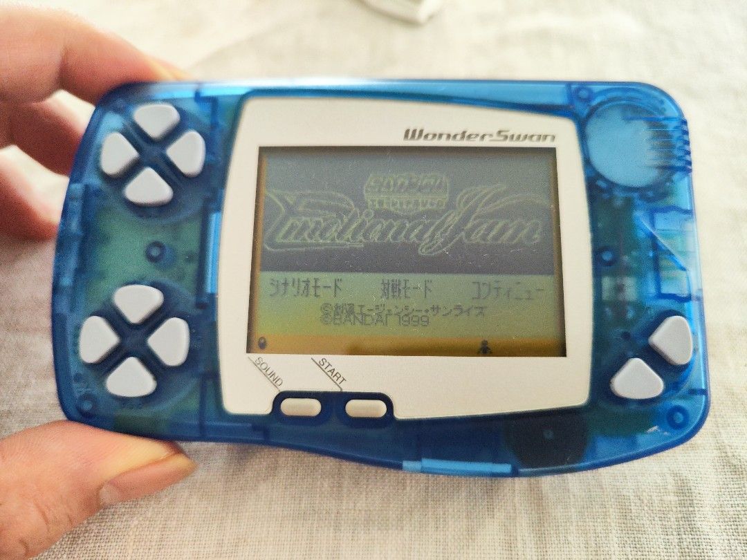 Original Bandai wonder swan Blue, Video Gaming, Video Game Consoles ...