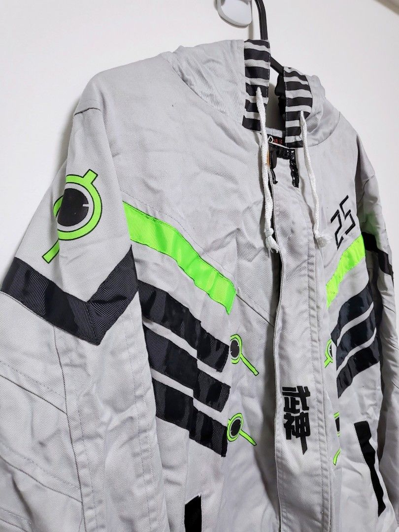 Overwatch Genji Video Game Techwear Cyperpunk Cool Jacket Hoodie, Men's ...
