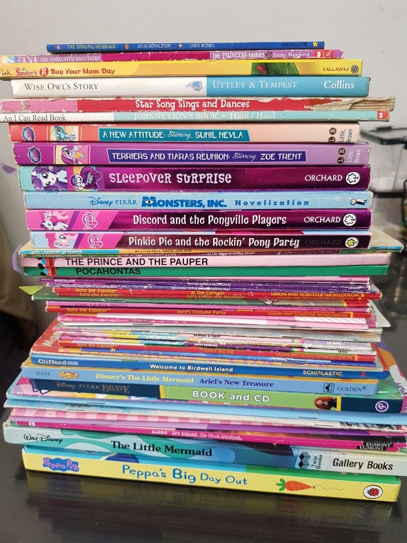 P2,500 TAKE ALL 57 assorted kids books from 3 to 7+ years old . All ...