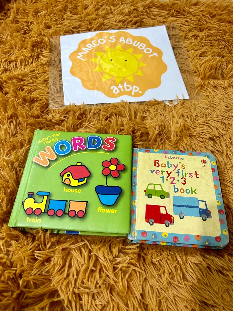 Padded Board Book Bundle (First Words and First Numbers), Hobbies ...