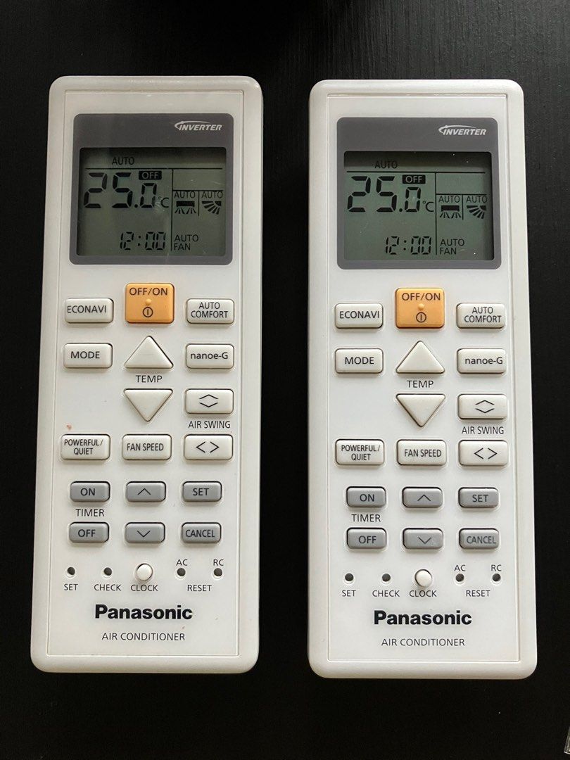 Panasonic Aircon Remote Control, TV & Home Appliances, Air Conditioners ...