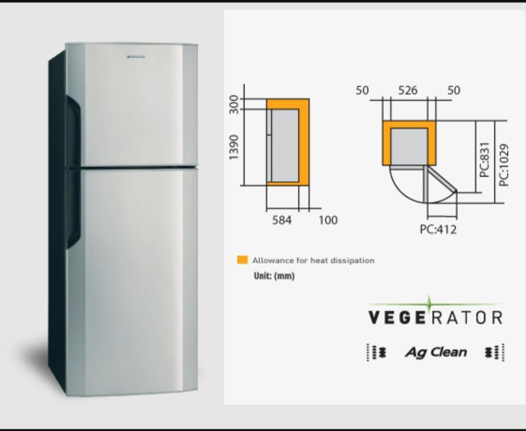 Panasonic Refrigerator look like new, good condition, TV & Home ...