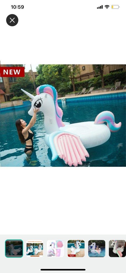 Party Float Giant Unicorn, Sports Equipment, Sports & Games, Water ...