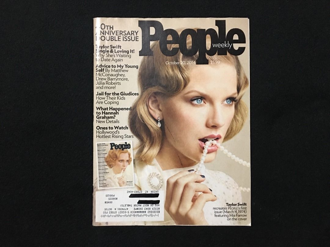 People Magazine Taylor Swift Cover 40th Anniversary Double Issue ...