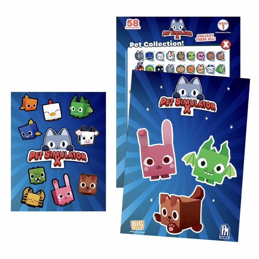 Pet simulator x toy collector bundle Series 1, Hobbies & Toys, Toys ...