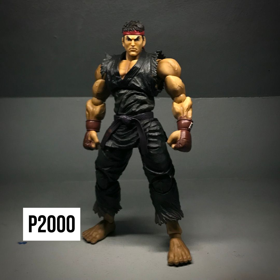 Play Arts Kai Street Fighter IV Black Version Ryu BIB, Hobbies & Toys, Toys & Games on Carousell