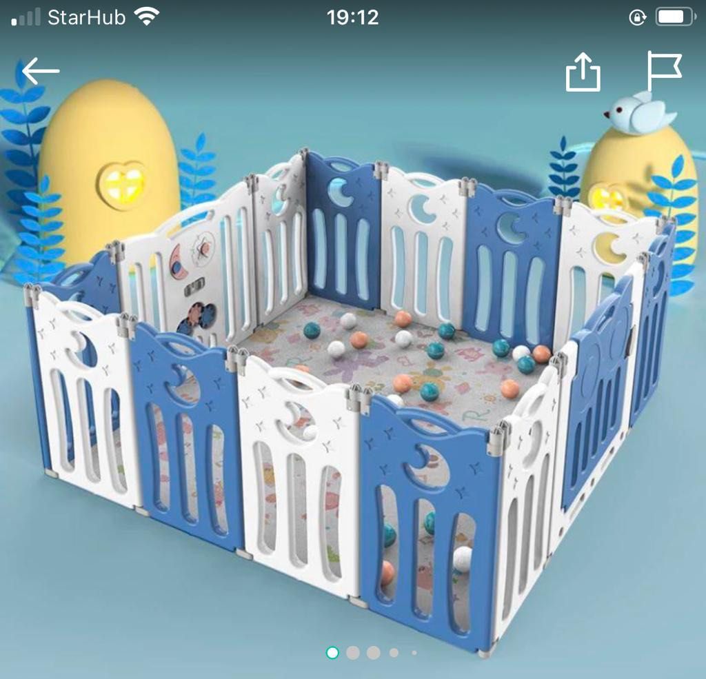 Play Fence / Play pen, Babies & Kids, Baby Nursery & Kids Furniture ...