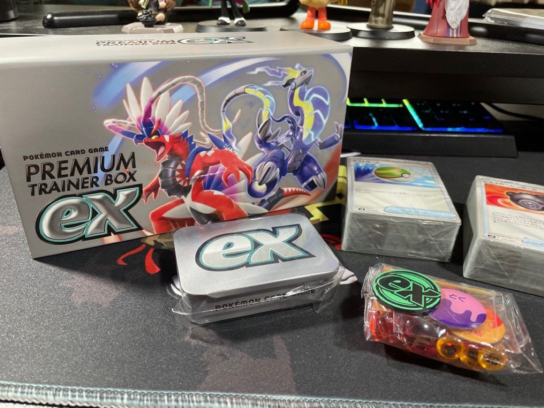 Pokémon Scarlet & Violet Premium Trainer Box EX (NO BOOSTER PACKS), Hobbies & Toys, Toys & Games ...