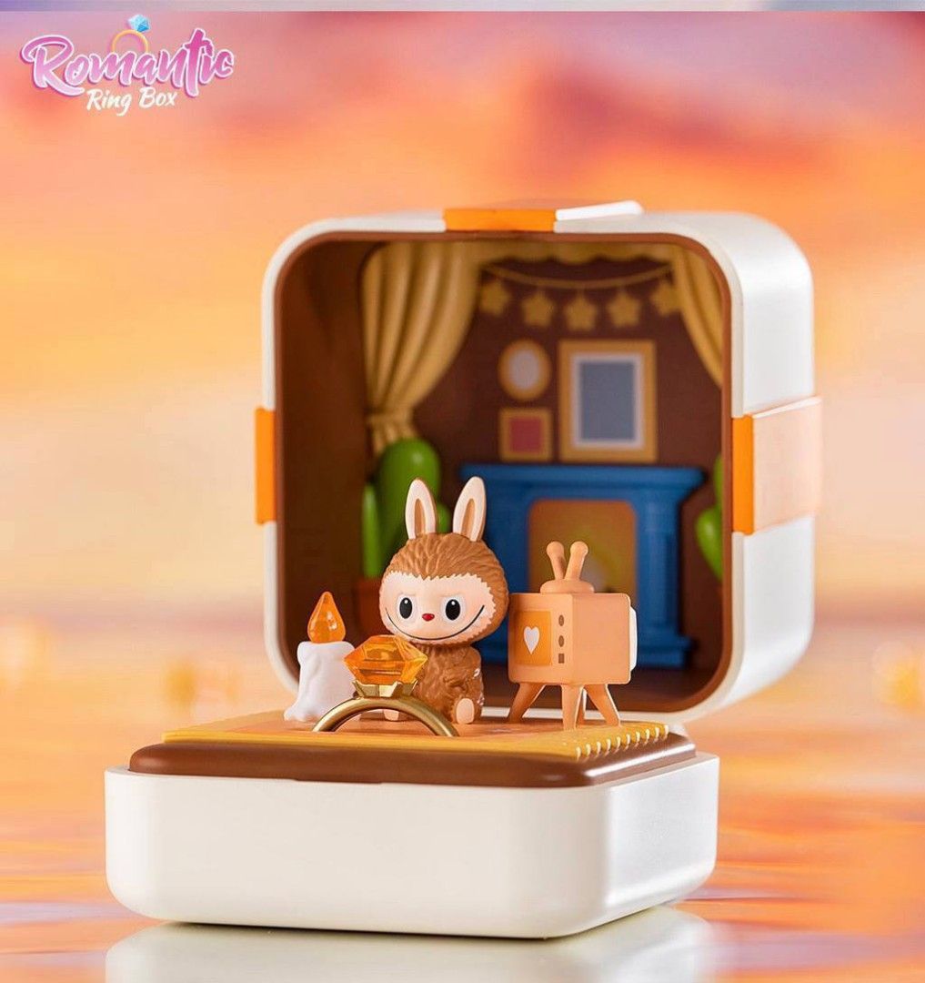 BNIF Popmart labubu ring box, Hobbies & Toys, Toys & Games on Carousell