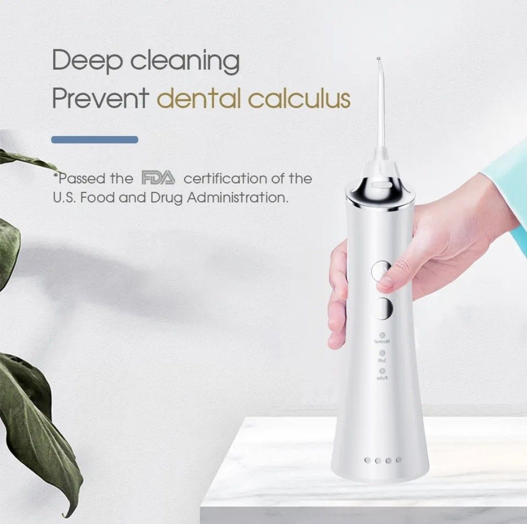 Portable Smart Electric Oral lrrigator Water Flosser Dental USB ...