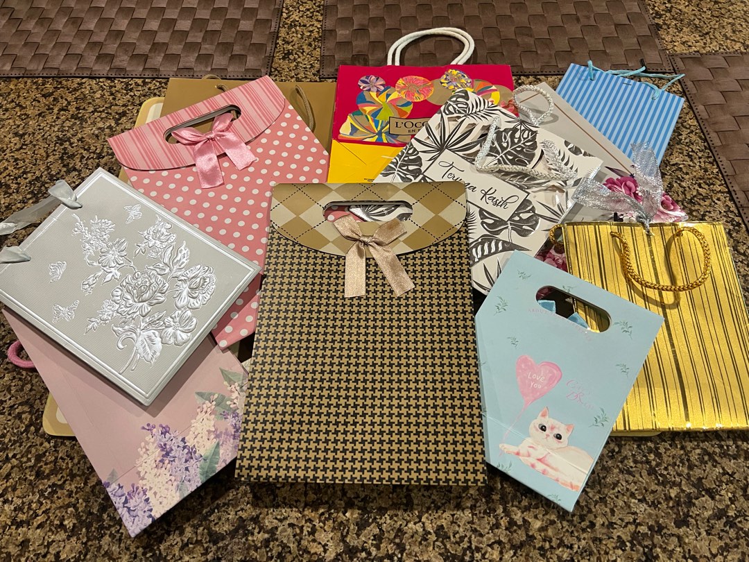 Pretty Paper-Bags (x10), Hobbies & Toys, Stationery & Craft, Other ...