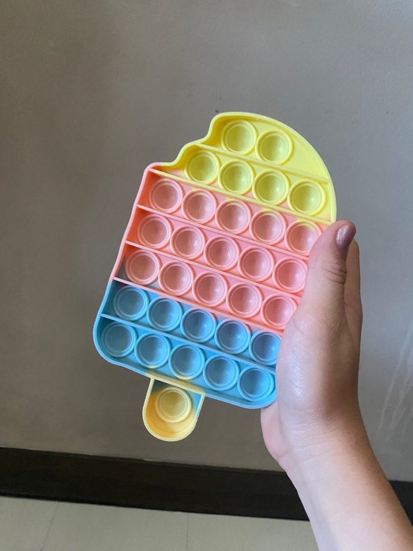 rainbow popsicle pop it fidget toy, Hobbies & Toys, Toys & Games on ...