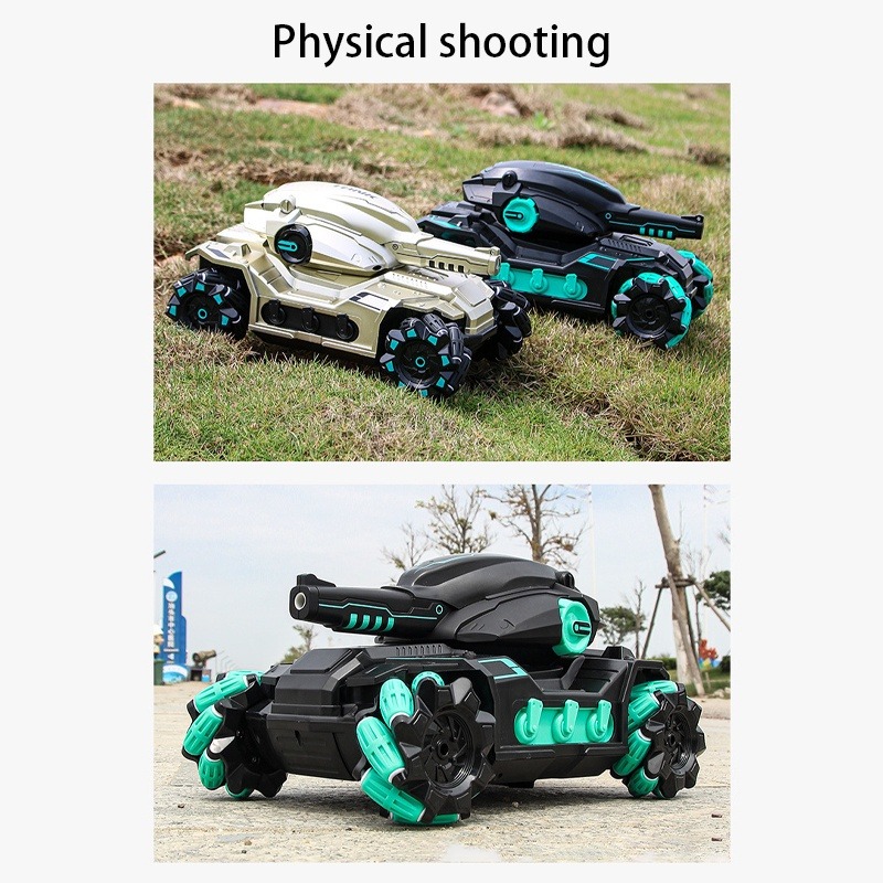 Remote or Gesture Control Battle Tank Shoots Water Pellet and able to ...
