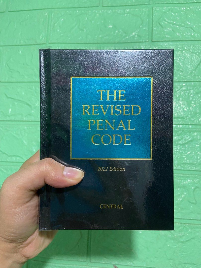 Revised Penal Code Codal 2022 Hobbies And Toys Books And Magazines