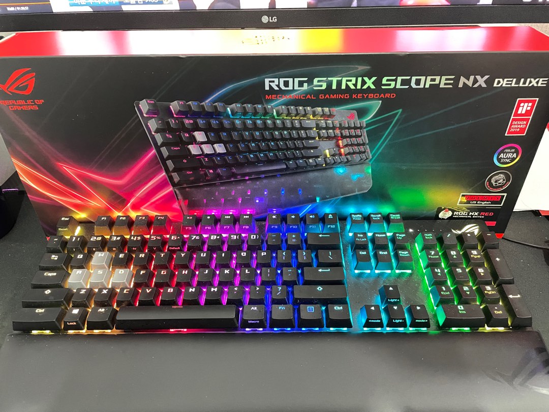 Rog Strix scope nx deluxe keyboard, Computers & Tech, Parts ...