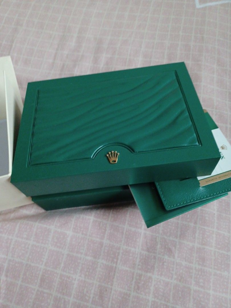 Rolex box original. Oyster Perpetual, Luxury, Watches on Carousell